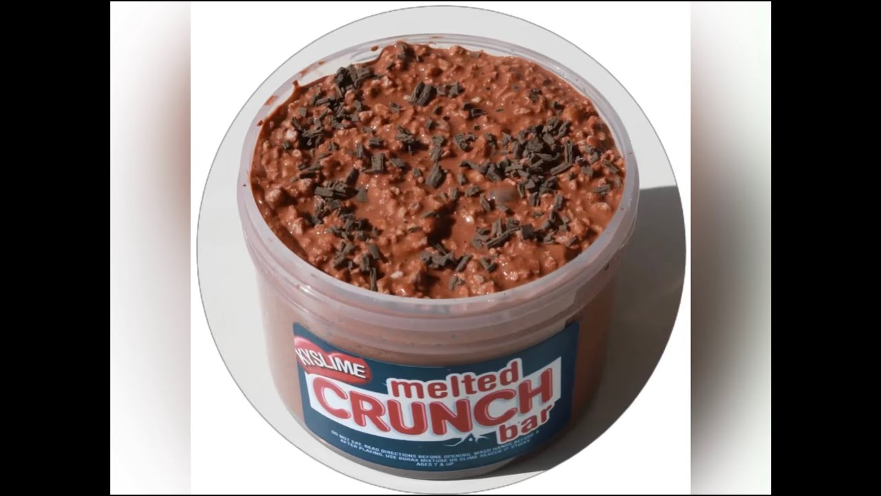 How to Make Melted Crunch Bar Slime - YouTube
