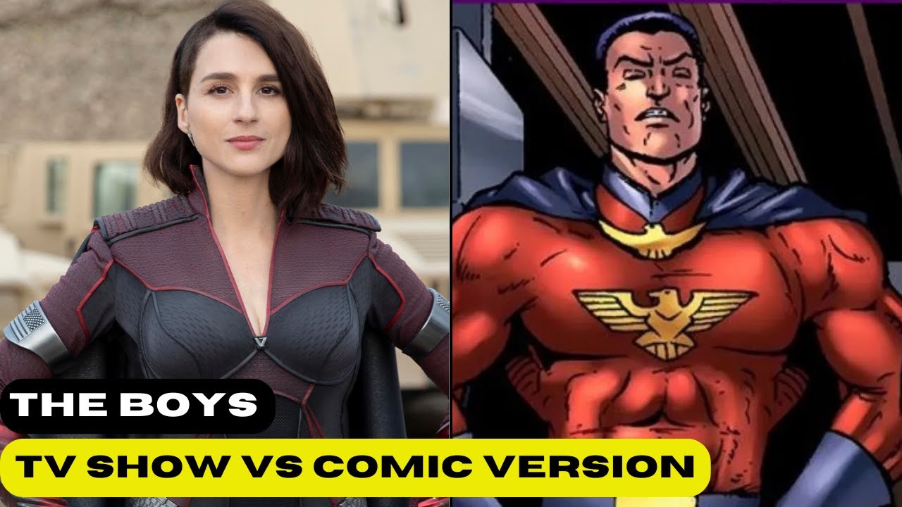 All The Boys Characters and their Comic Version - YouTube
