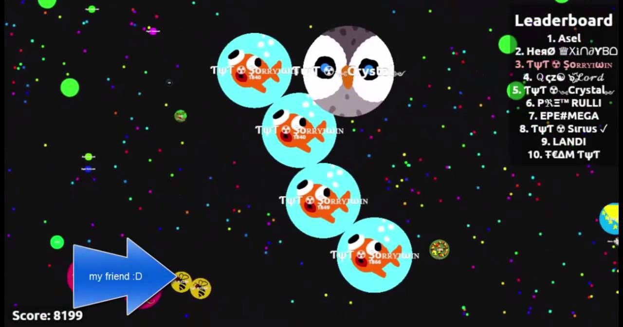Agar.io TYT Names Gameplay - YouTube
