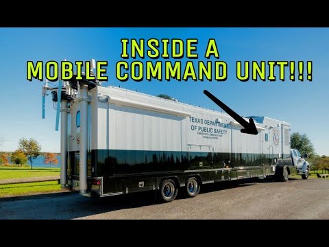 INSIDE A MOBILE COMMAND CENTER!, MRAP and RAM 5500 EMS! - YouTube