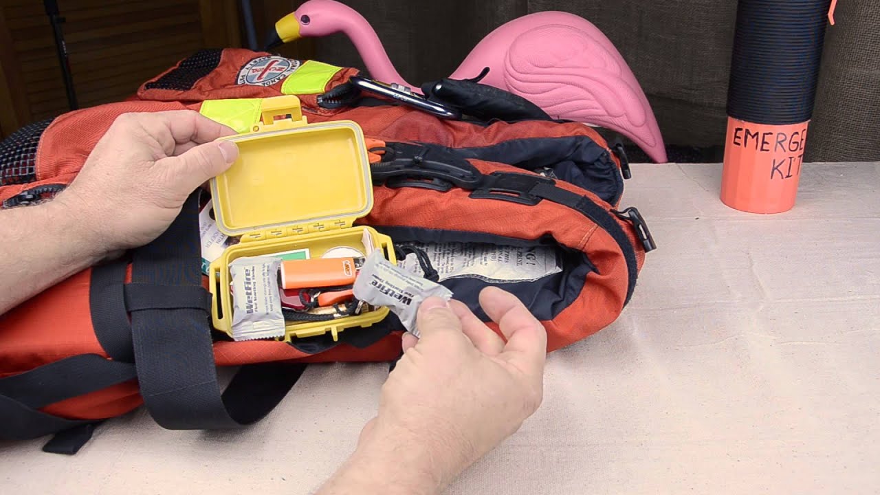 Mini Emergency Kit For Lifevest - YouTube