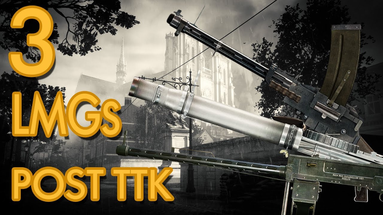[BF1] Three LMGs, one TTK patch - YouTube