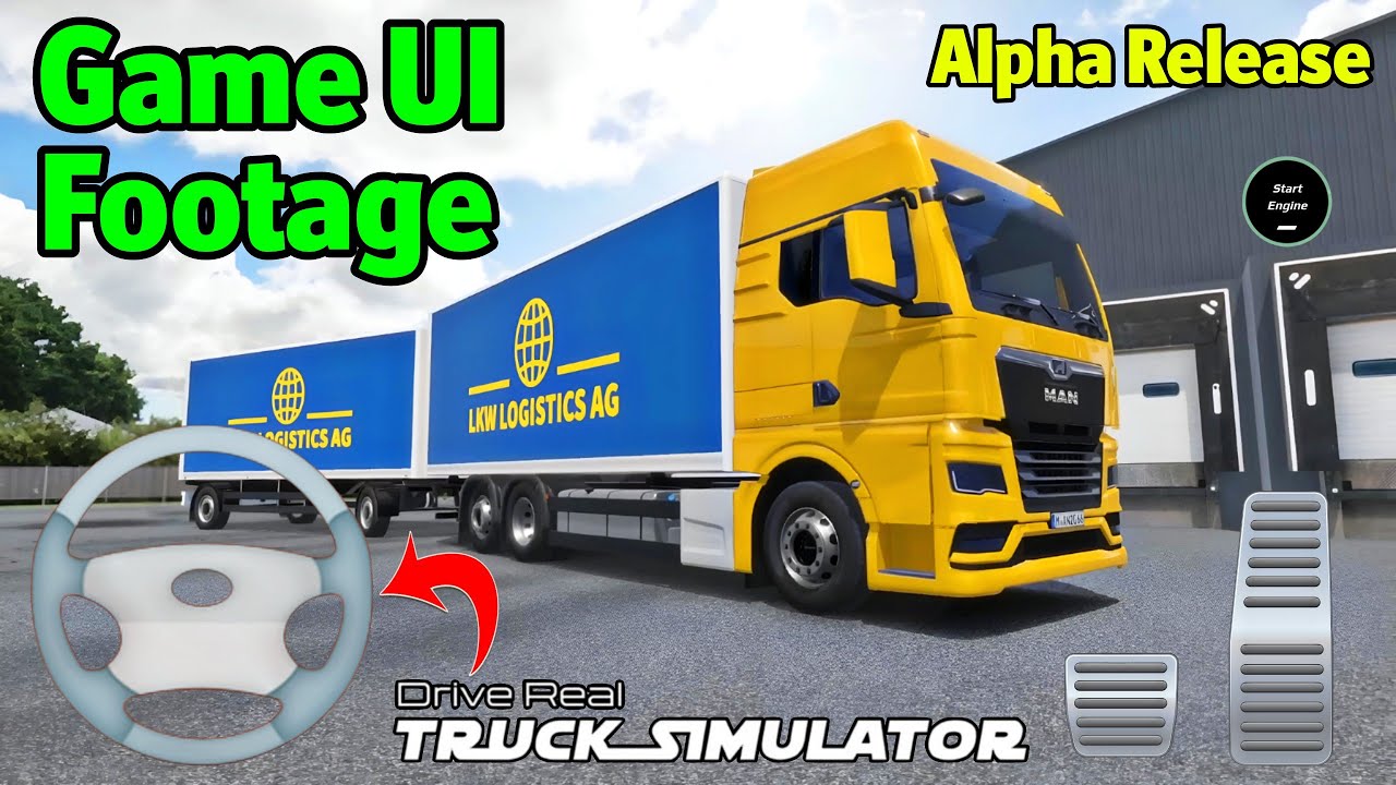 Drive Real Truck Simulator Gameplay With UI🔥💯 - YouTube