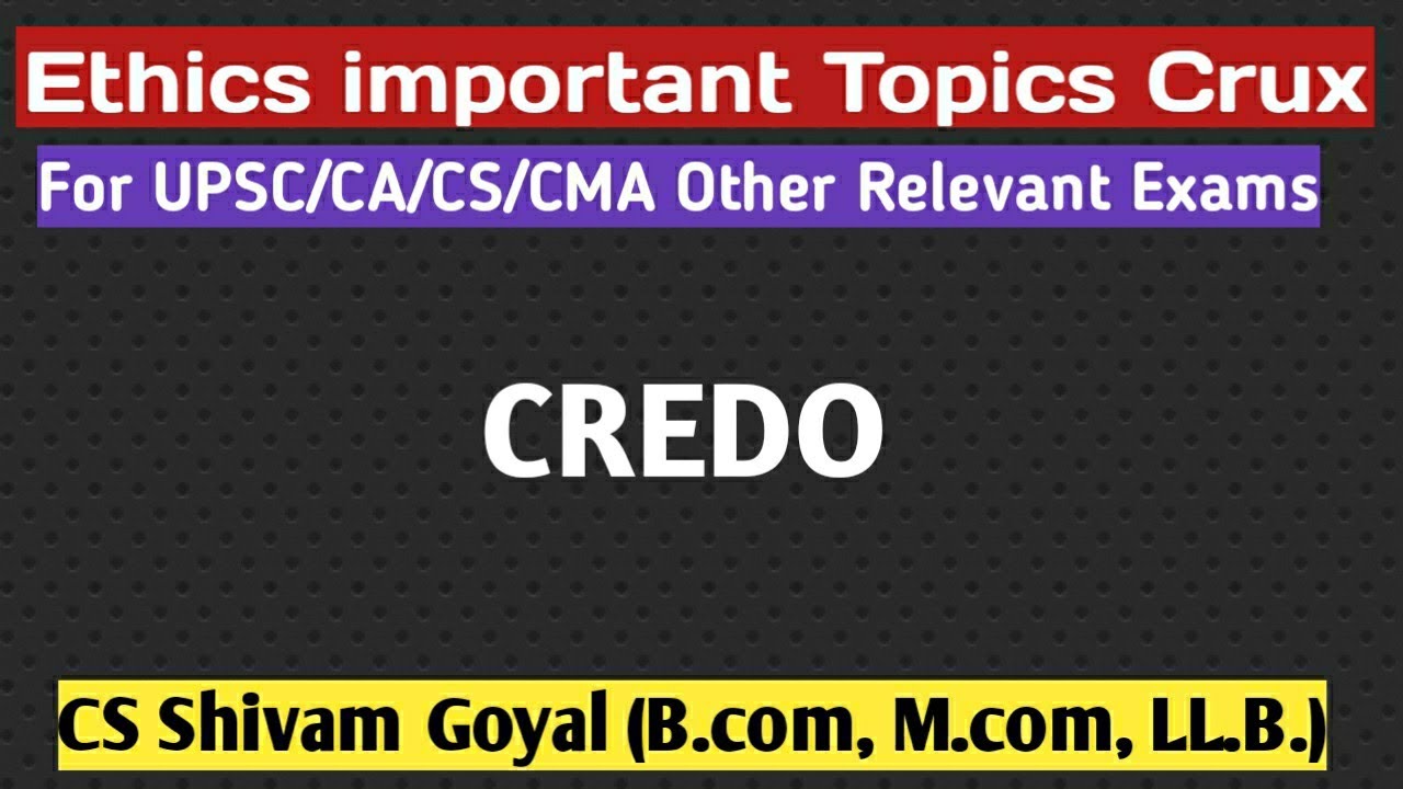CREDO Meaning Of CREDO What Is Credo Meaning YouTube credo-meaning-of-credo-what-is-credo-meaning-youtube