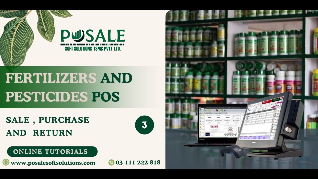 How To Manage FERTILIZERS PESTICIDES TUTORIALS, Sale & Purchase & Return #pos #invetory # ...