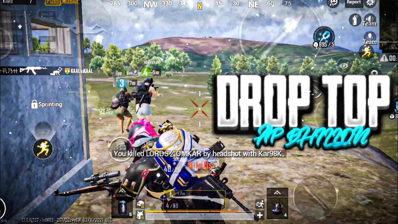 DROP TOP 🔥 // PUBG MONTAGE // FIVE Finger Claw + GYROSCOPE DUNALI ...