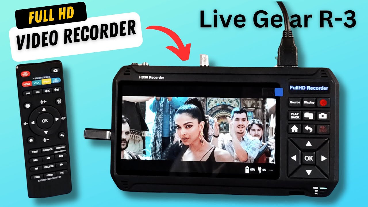 Best Digital Video Recorder For Live Streaming | Live Gear R-3 Video ...