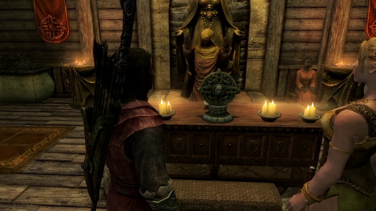 Skyrim Remastered Ps4 - Marrying Hroki - YouTube