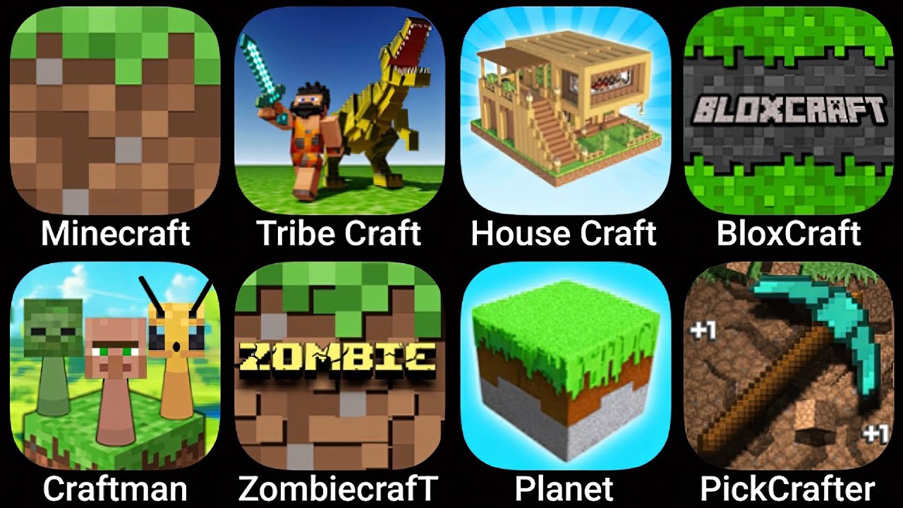 Minecraft, Tribe Craft, House Craft, BloxCraft, Craftman & Spranking ...