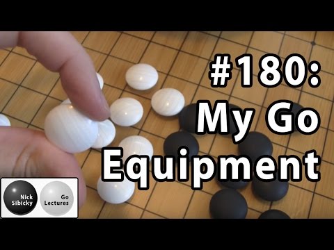 Nick Sibicky Go Lecture #180 - My Go Equipment - YouTube