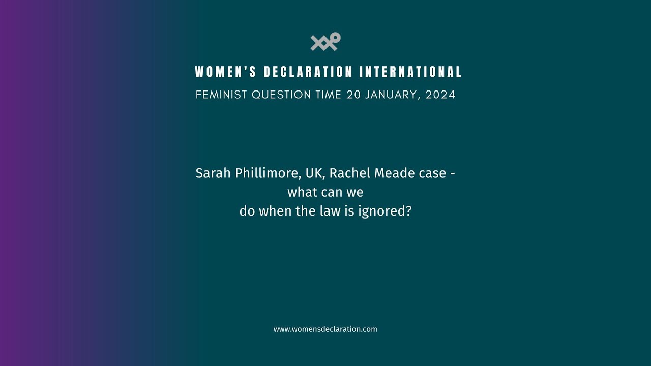 Sarah Phillimore, UK, Rachel Meade case - what can we do when the law ...