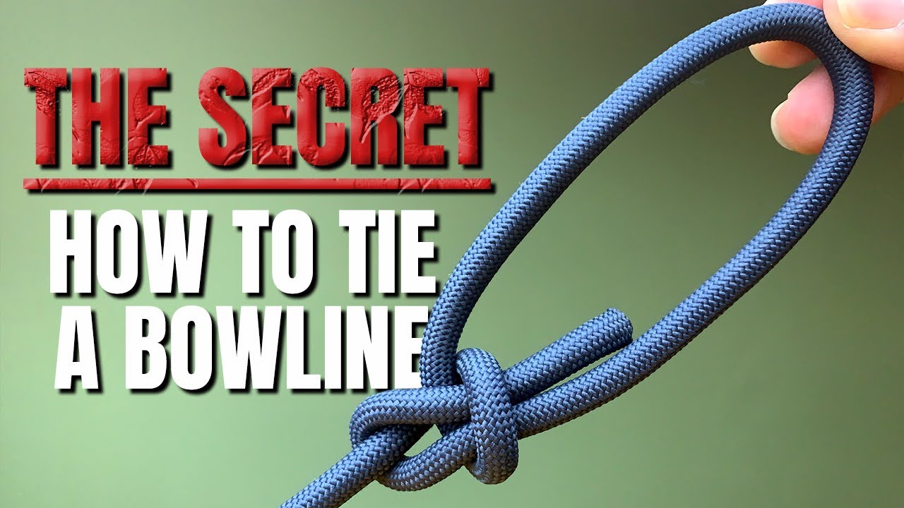 The Easiest Way to Remember How to Tie Bowline Knot - YouTube