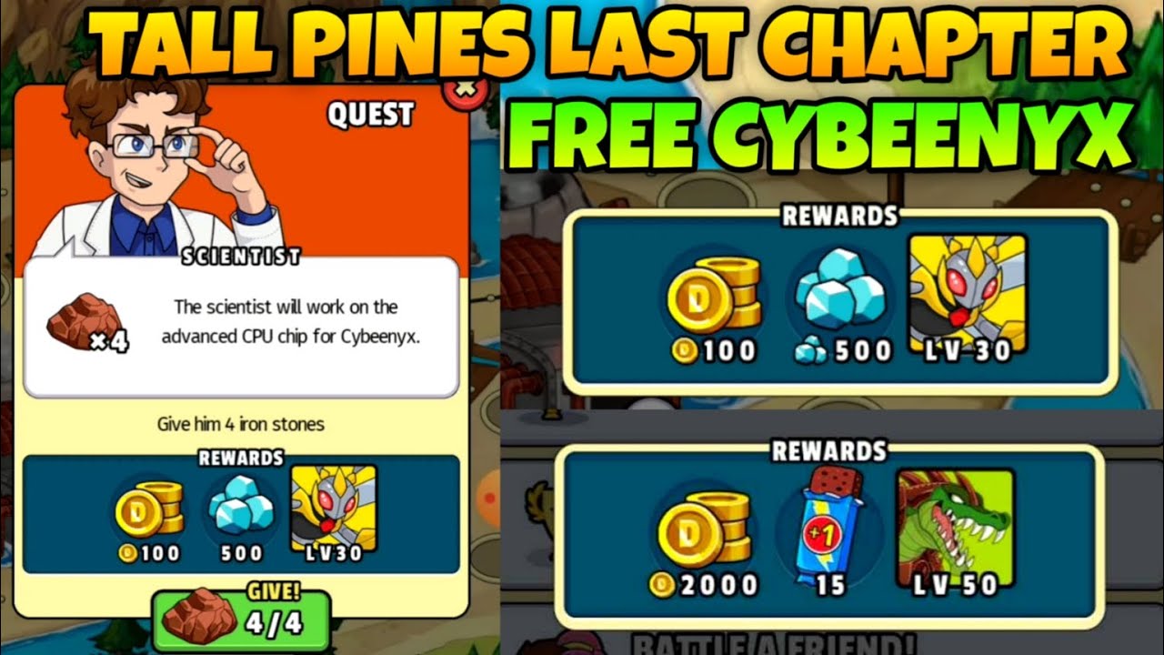 Free Cybeenyx Dynamons 1.8.91 🤩 | Tall Pines Last Chapter Gameplay 🤯 ...