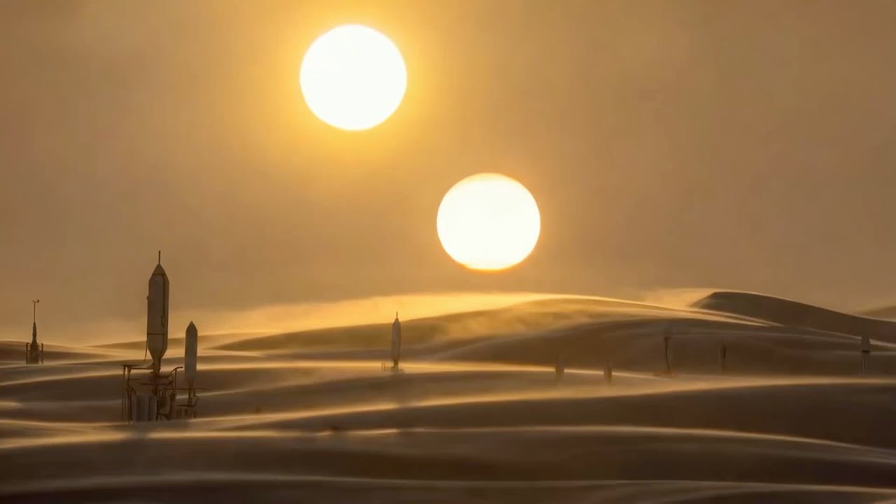Twin Sunset on Tatooine | Star Wars–Inspired Movie Ambience | 5-Hour ...