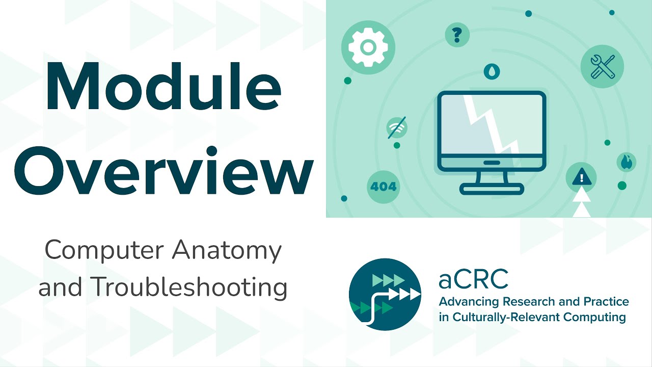 My Computer Is Sick: Computer Anatomy & Troubleshooting Module Overview - YouTube