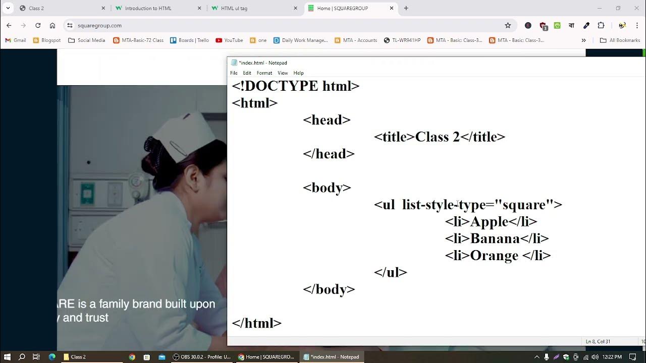 Web Development Class 3 Youtube