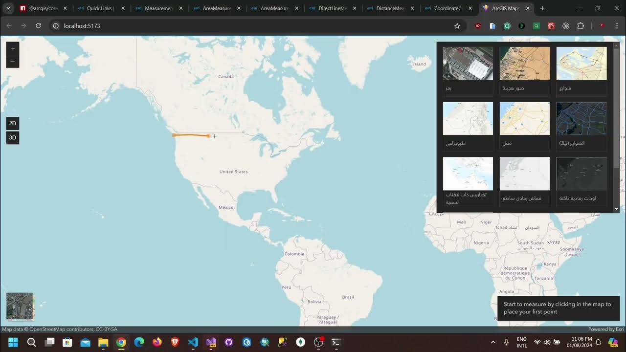 ArcGIS Maps SDK for JavaScript - Measurement, Coordinate Conversion ...