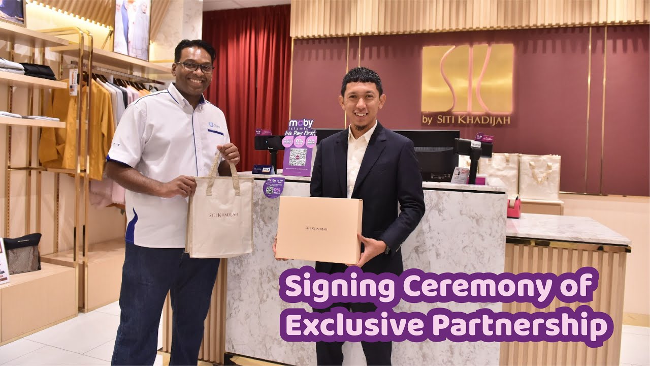 Signing Ceremony of Exclusive Partnership - MOBY Islamic x Siti ...