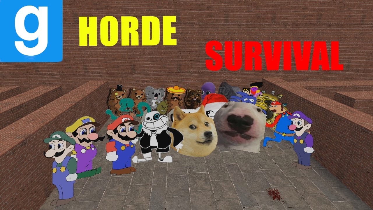 HORDE OF RANDOM NEXTBOTS IN MAZE!! | Gmod Sandbox NextBot Escape Part 1 ...