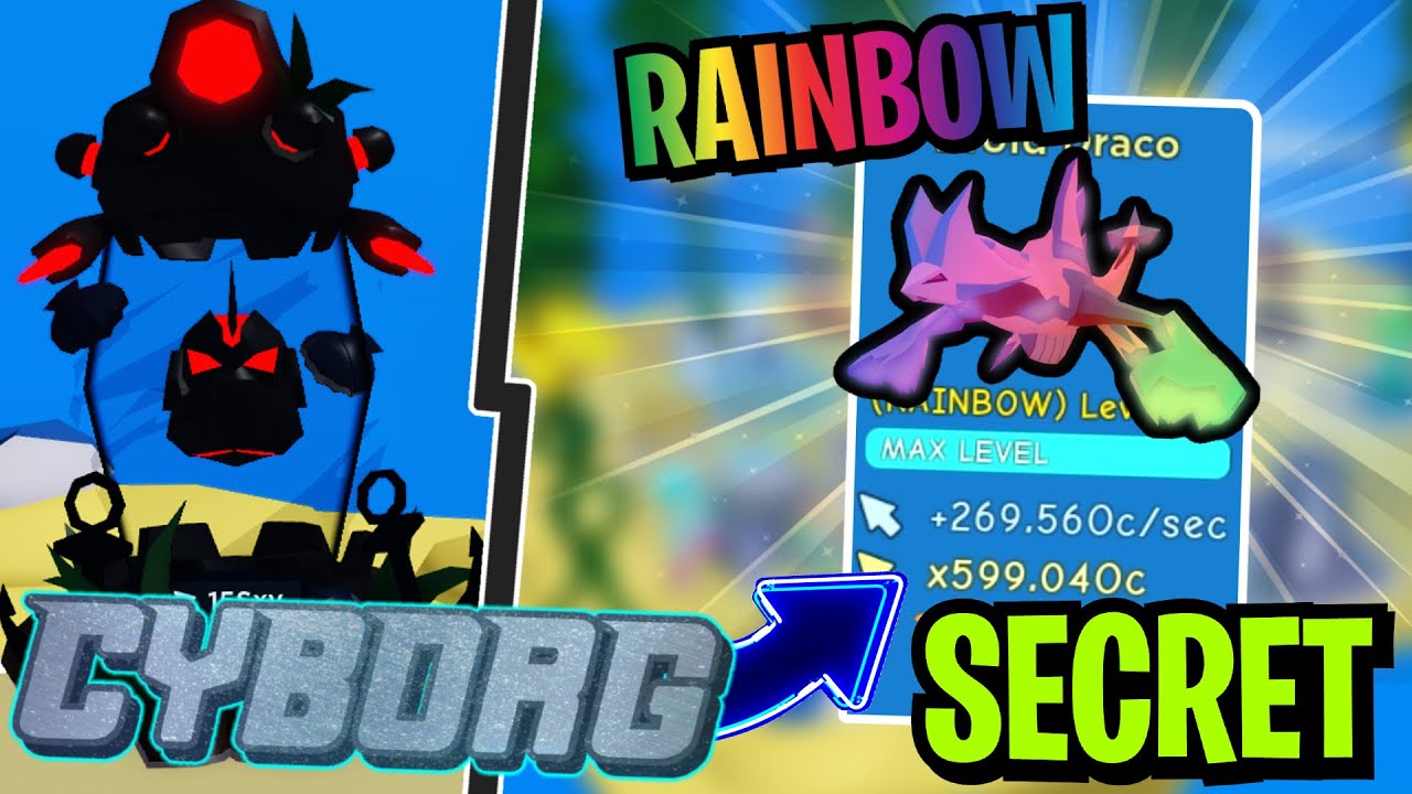 NEW OP RAINBOW SECRET!!! UNDERWATER 🌊 CYBORG UPDATE!!! | ROBLOX CLICKER ...