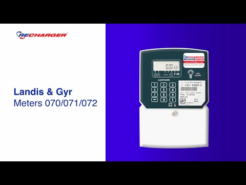 Recharger STS6 online meter update- Landis & Gyr Meter - YouTube