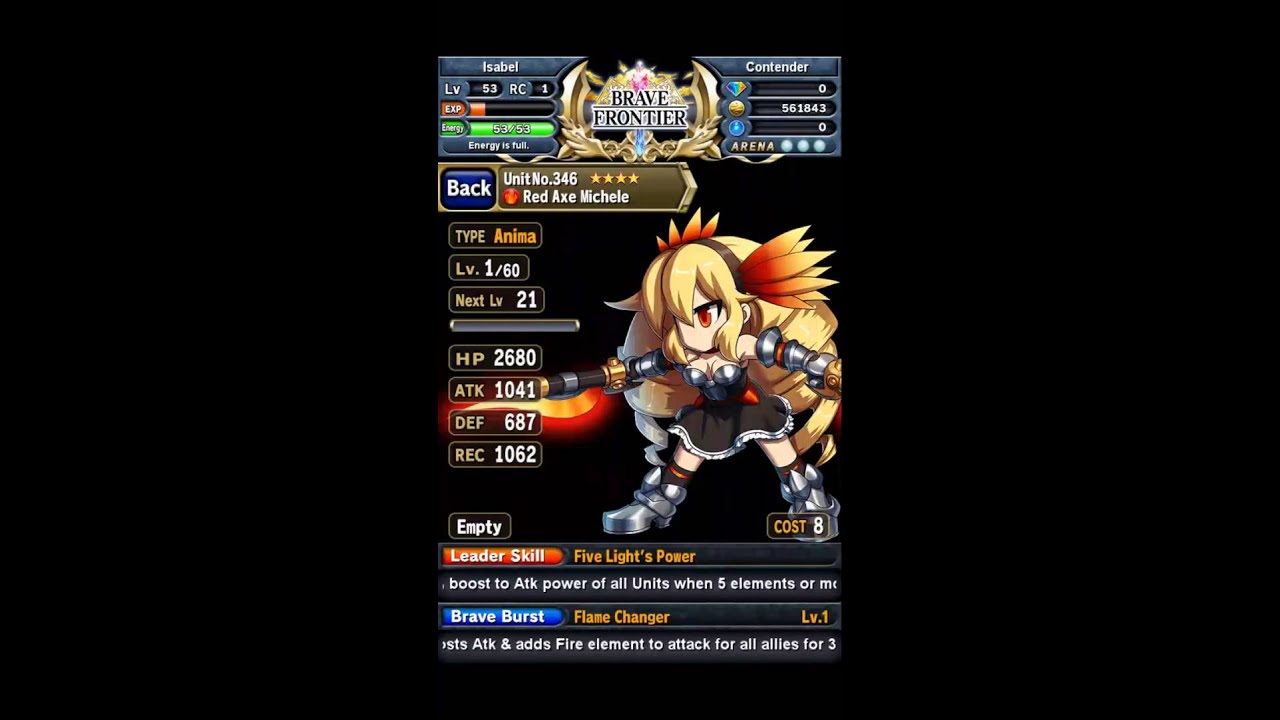 [Brave Frontier] First 4 star fire type - YouTube
