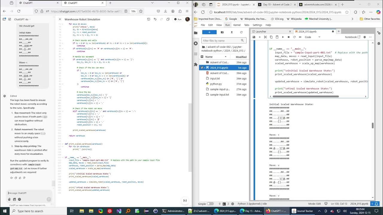Advent of code 2024 day 015 15 - YouTube