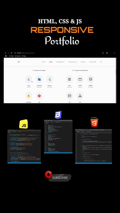 Responsive Portfolio Webdesign Webdevelopment Responsivewebdesign Html Css Javascript