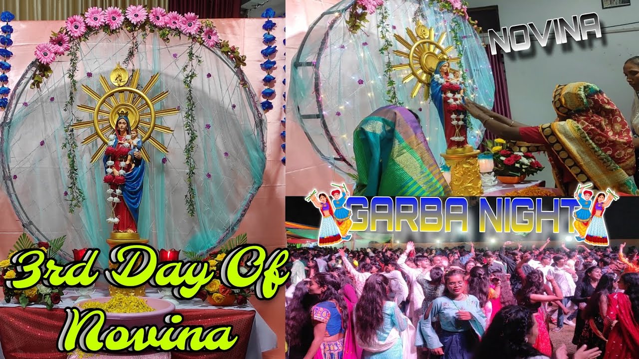Novina or Garba Night Ek Hi Din Me || Novina || Our Lady Of Pilar ...