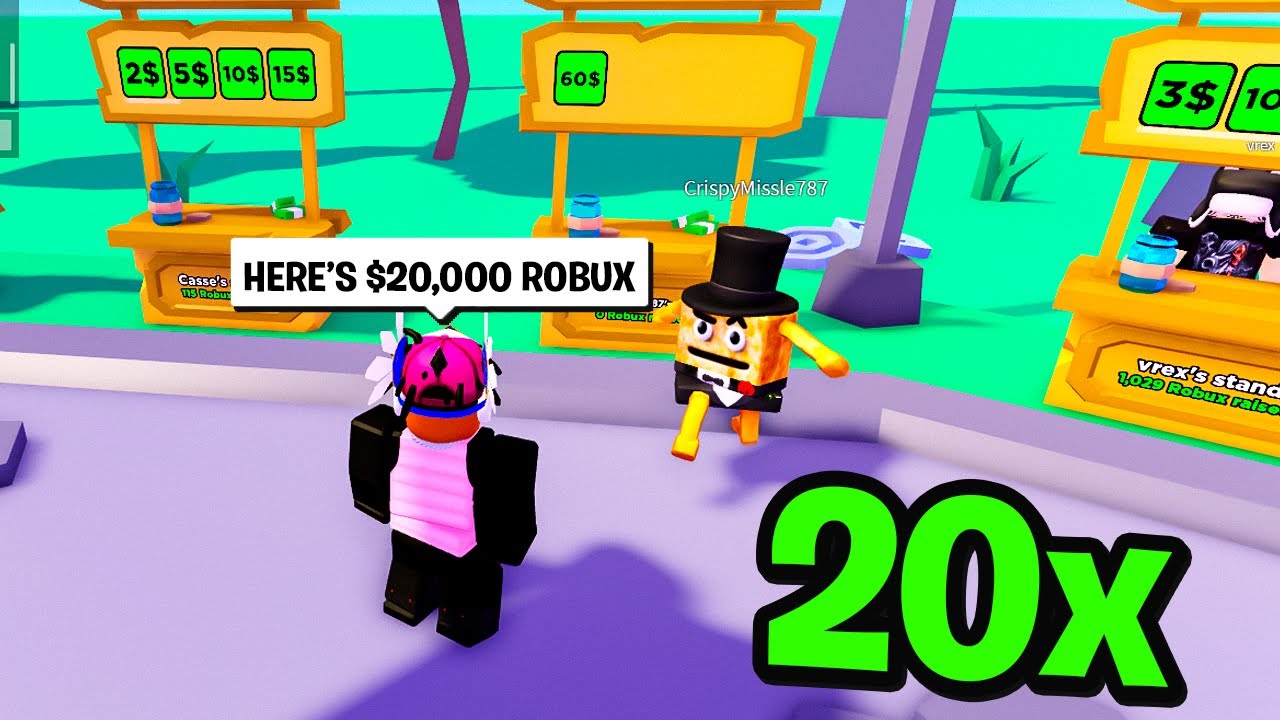 Asking Strangers For ROBUX, Then Giving Them 20x What They Give Me ...