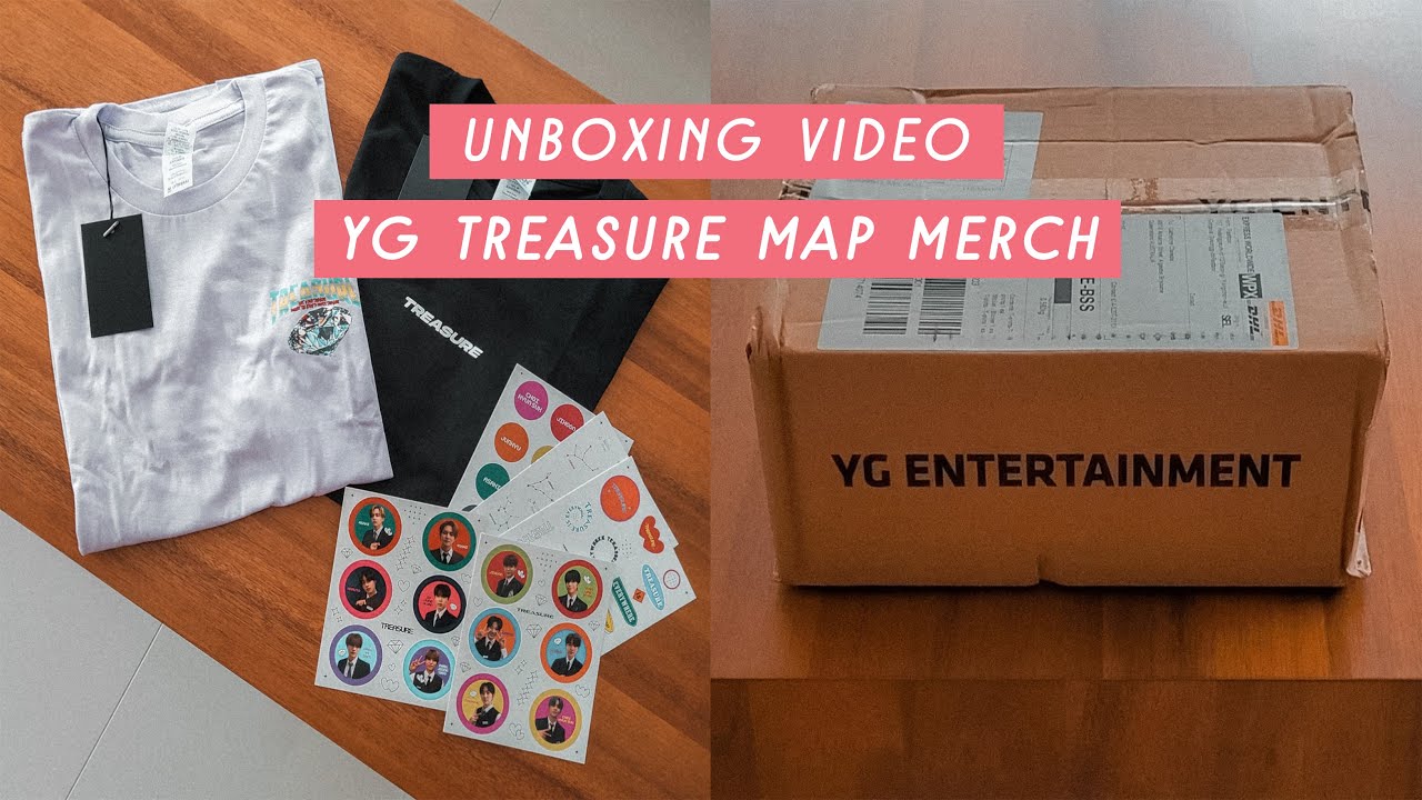 UNBOXING VIDEO | YG TREASURE MAP MERCHANDISE - YouTube