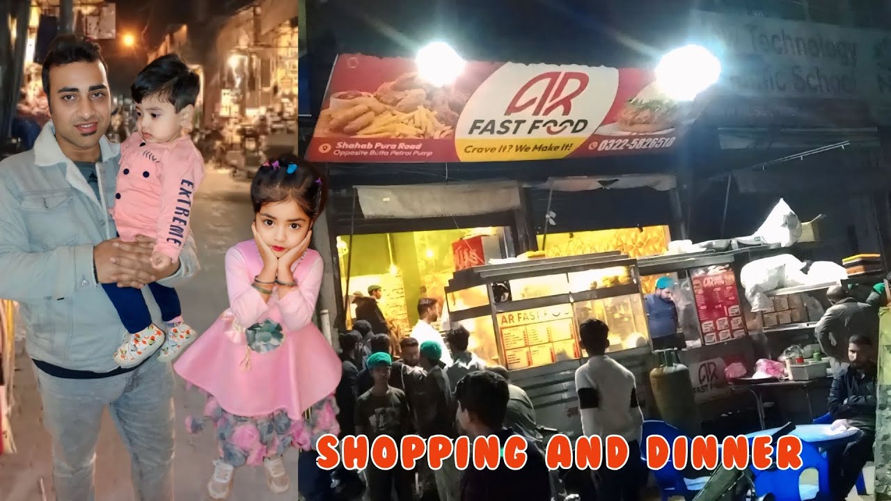 Shopping bazar | AR fast food pa dinner | Ahmad Vlogs - YouTube