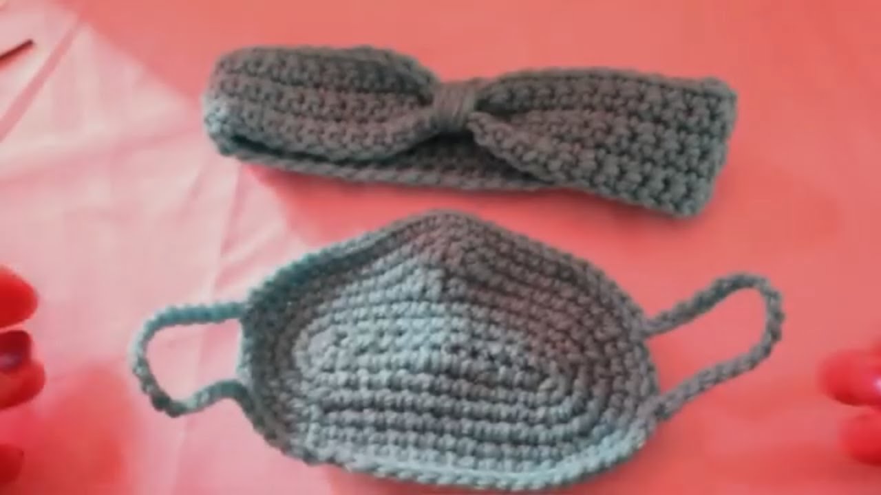 Left Handed NEW childs Face Mask with insert and Headband - YouTube