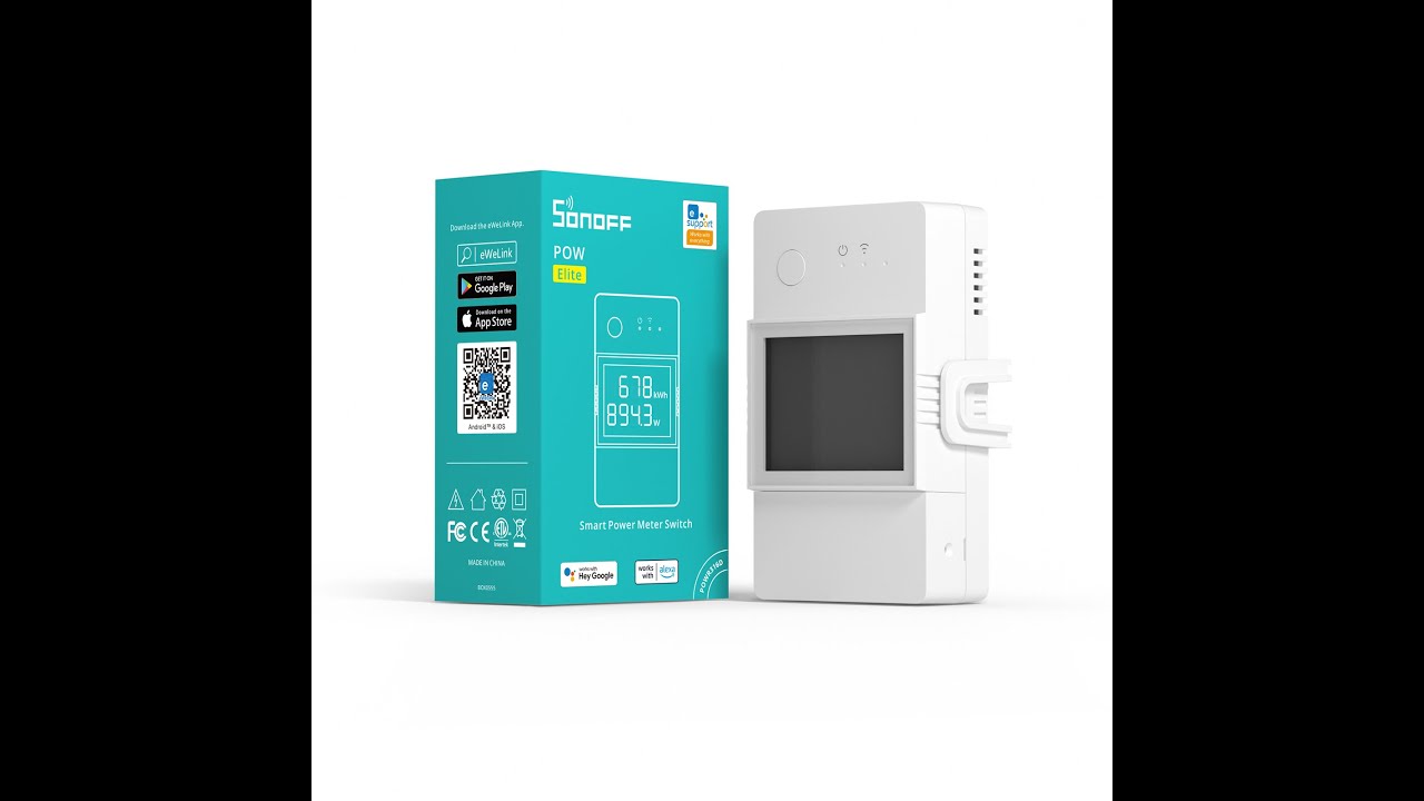 SONOFF POW Elite Smart Power Meter Switch GEYSER/ POOL - YouTube