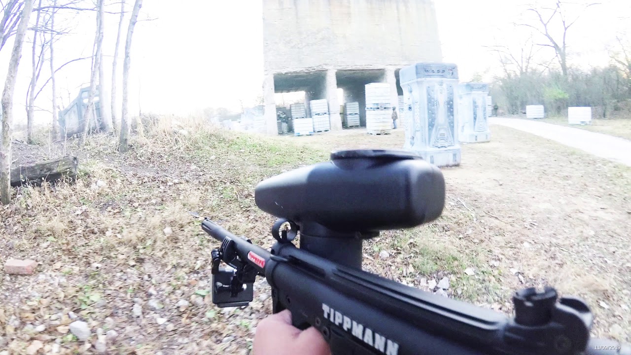Open play paintball game play footage Legacy adventure park - YouTube