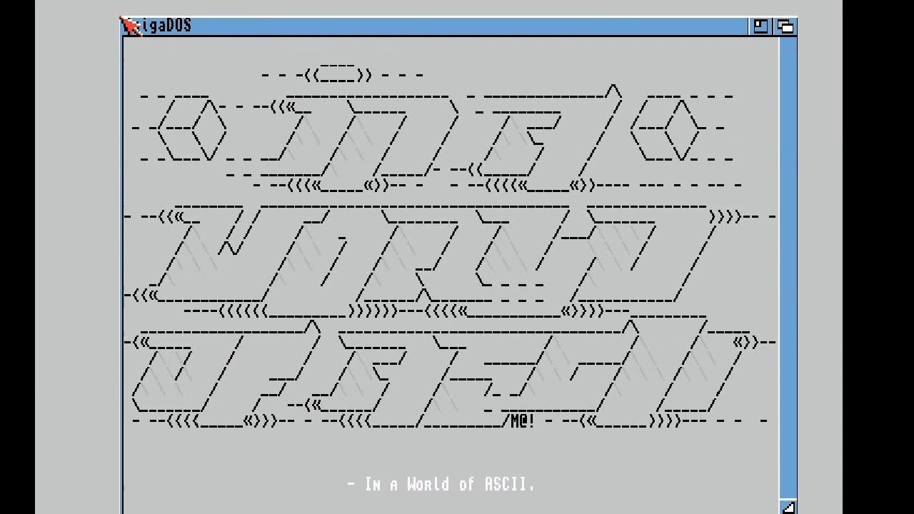 In A World Of Ascii / Impact DK (Amiga Demo 1994) - YouTube