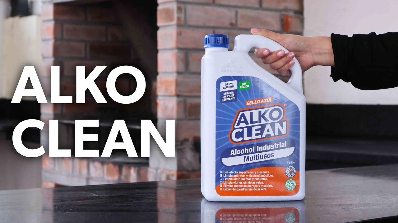 Cómo Usar ALKO CLEAN ALCOHOL INDUSTRIAL [El Tutorial] 😊👍 - YouTube
