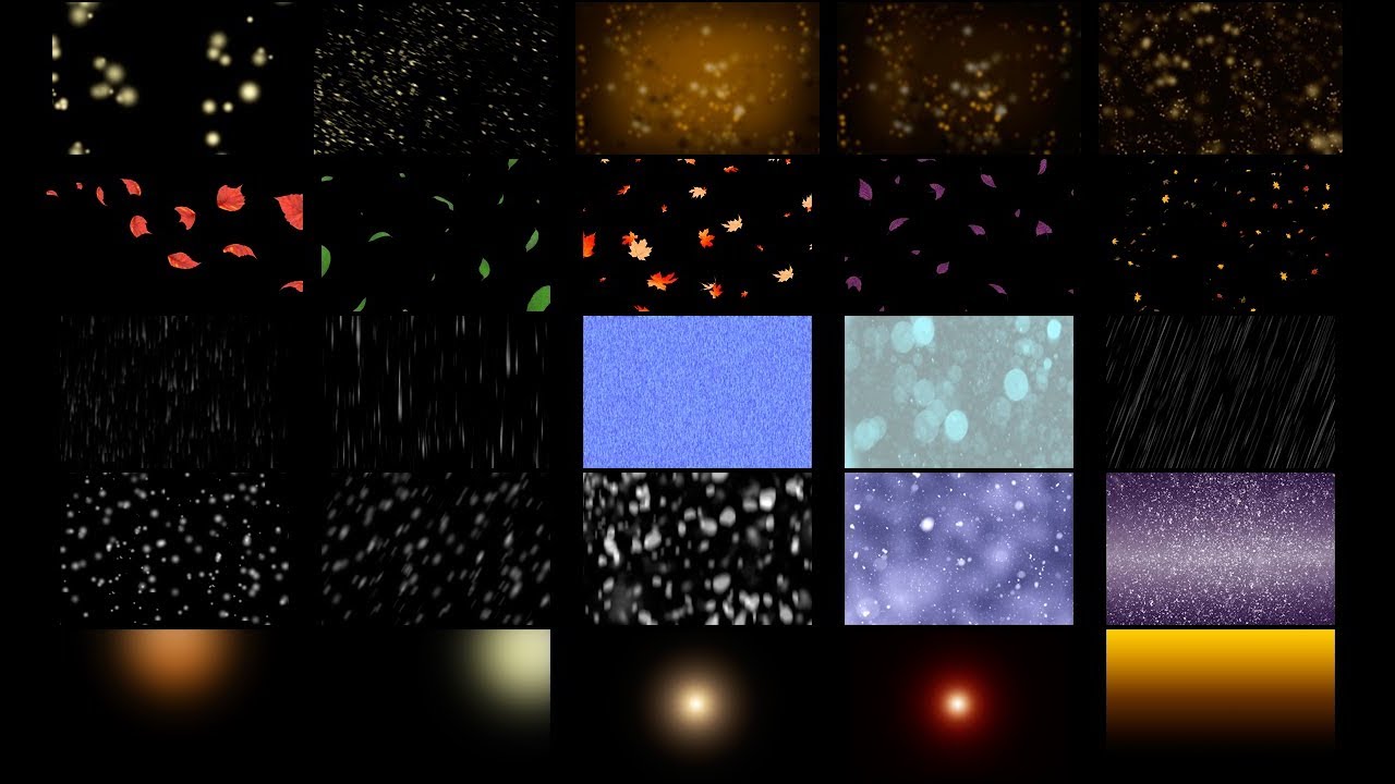 Best Overlay Bundle Free Download | Dust | Leaves | Lightpack | Rain ...