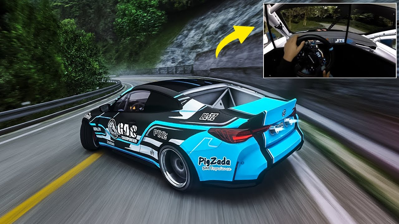 1000hp M4 CSL G82 Touge Drifting l Assetto Corsa (CAMMUS C12 - Steering ...