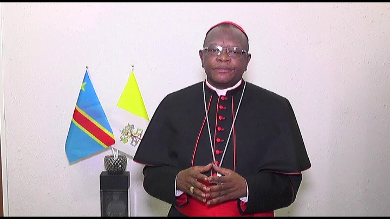 Communication du Cardinal Fridolin AMBONGO BESUNGU (LINGALA) - YouTube