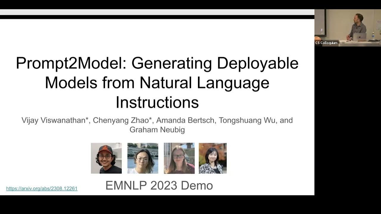 CS Colloquium: Graham Neubig "Towards Automating Machine Learning Engineering" - YouTube