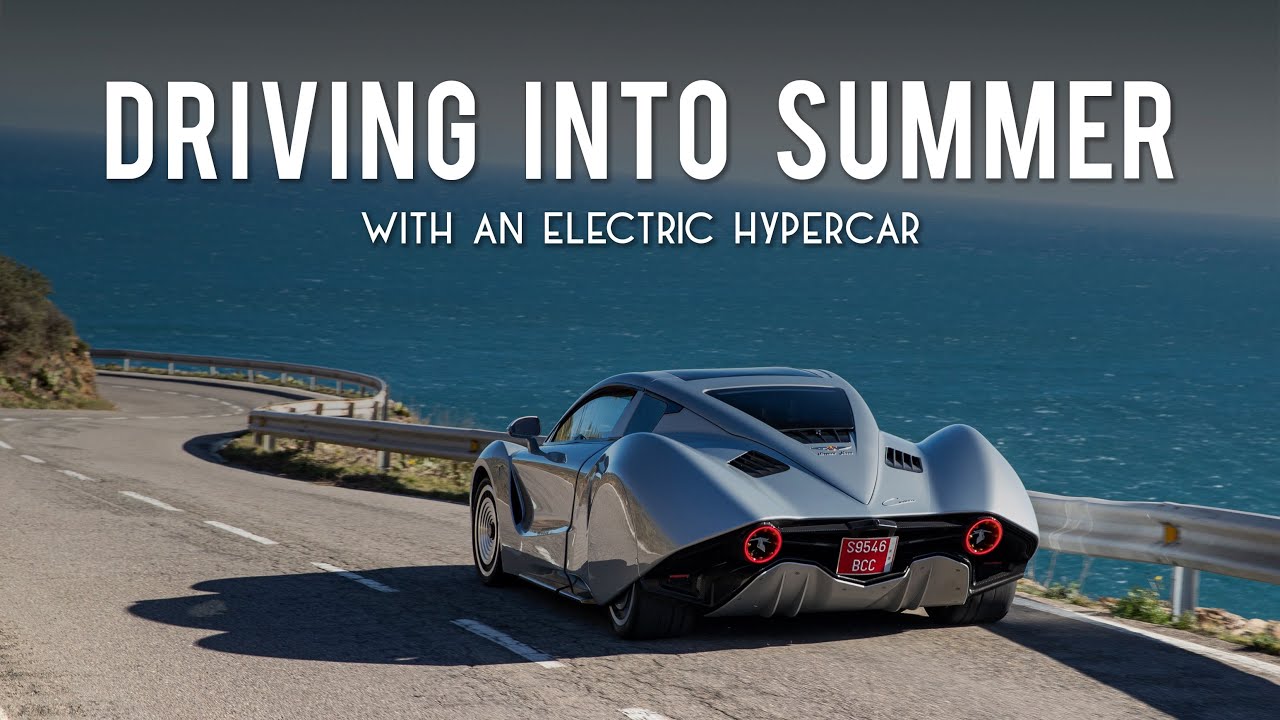 Driving into summer with an electric hypercar - YouTube