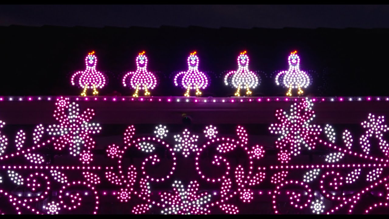 "Pink" (Barbie movie) - Holiday Light Show - YouTube