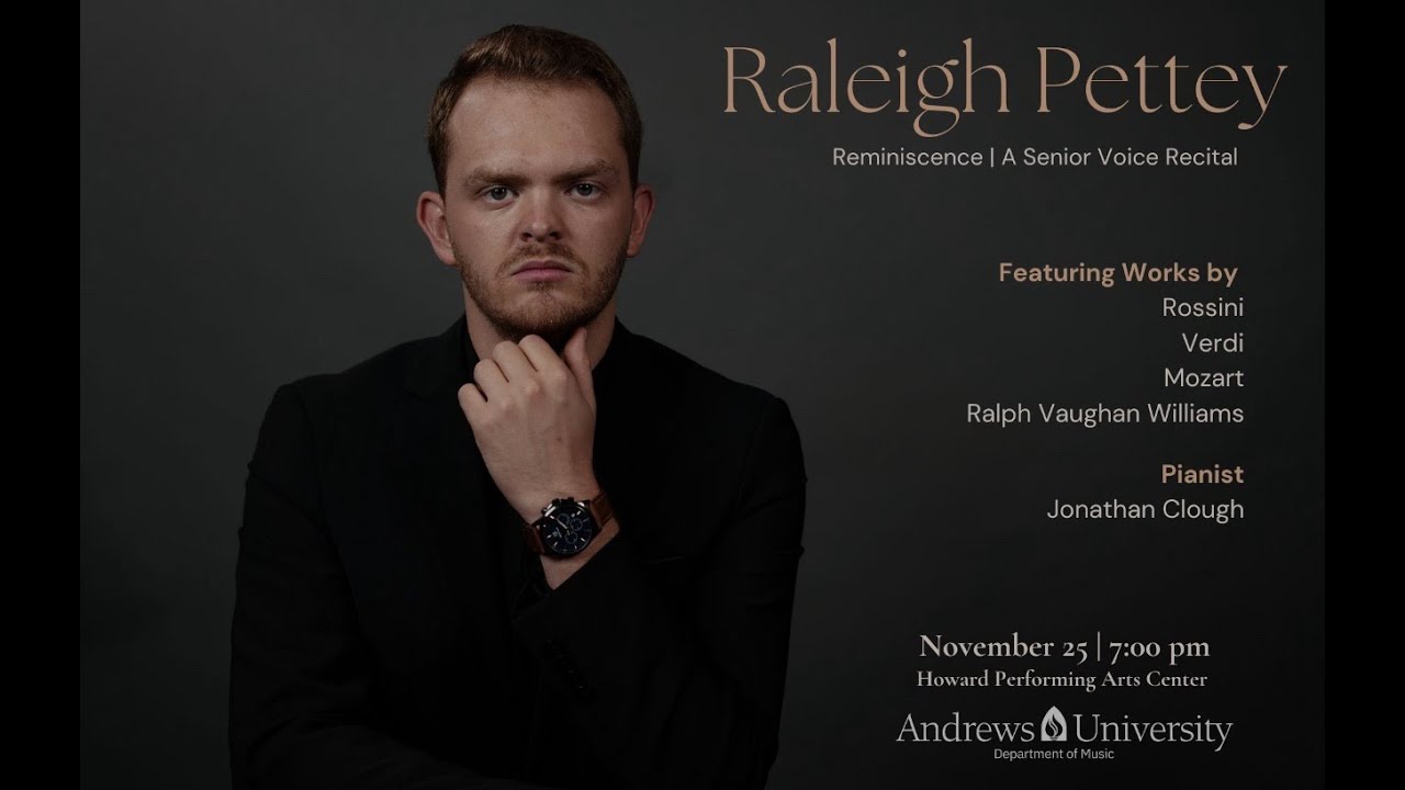 Senior Recital | Raleigh Pettey, baritone (November 25, 2024) - YouTube