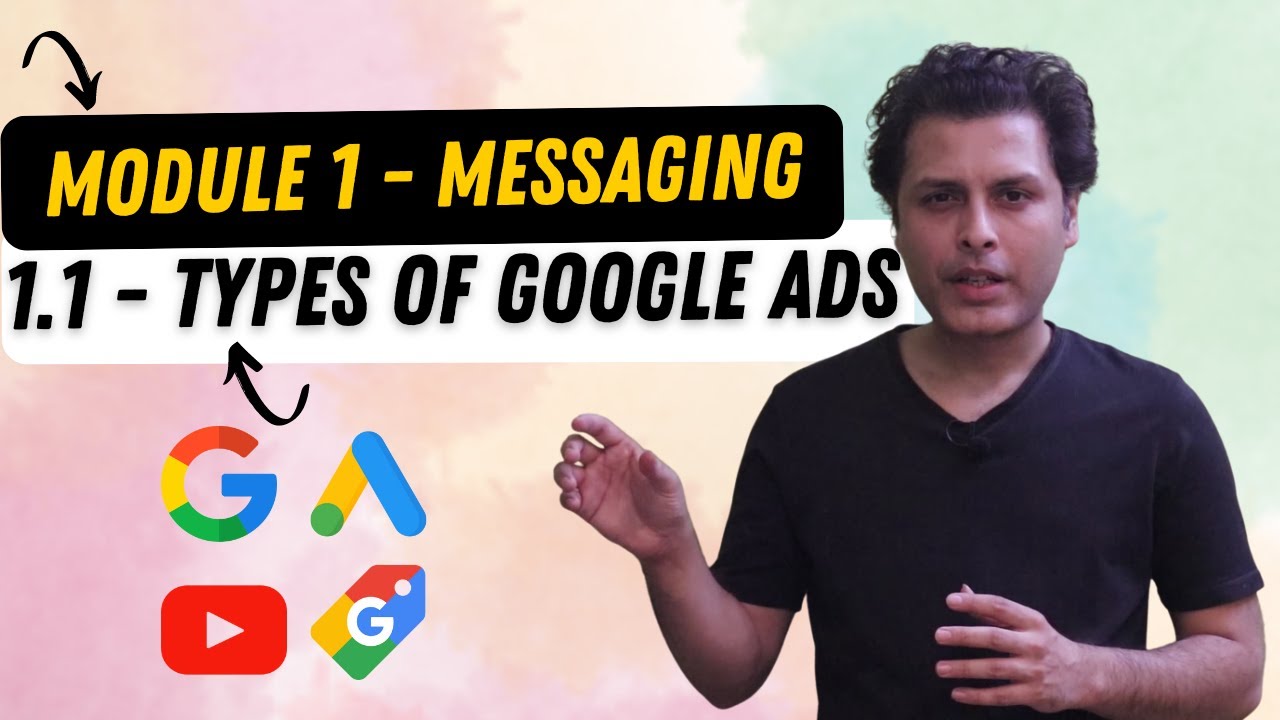 Types of Google Ads You Should Use - Module 1. Messaging | Google Ads Fundamental Course 2023 ...