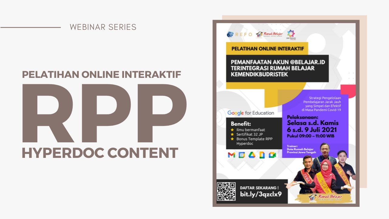 Pelatihan Mendesain RPP Hyperdoc Content - YouTube