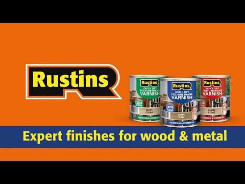 Quick Dry Polyurethane Varnish | Rustins