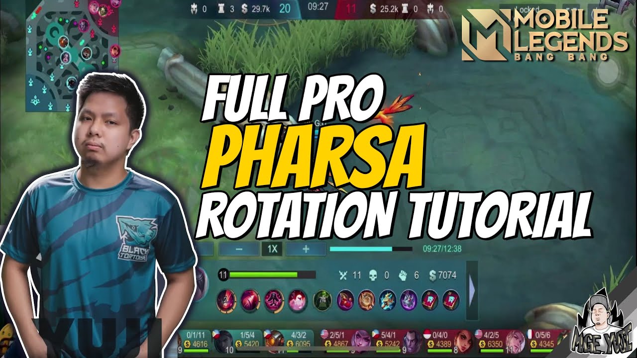 FULL PRO PHARSA ROTATION UPDATED TUTORIAL (TAGALOG 2021) | MLBB - YouTube