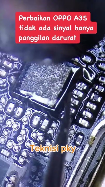 Perbaikan oppo a3s tidak ada sinyal #shots #smartphone - YouTube