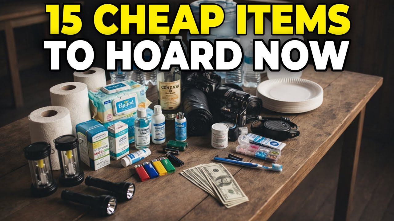 These 15 Cheap Items Now to Hoard for SHTF - YouTube